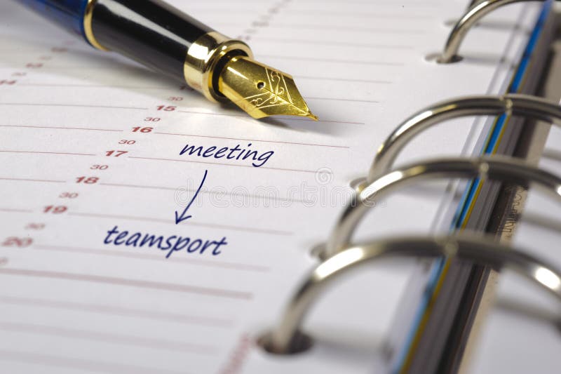 Meeting date stock photo. Image of meeting, document - 22773992