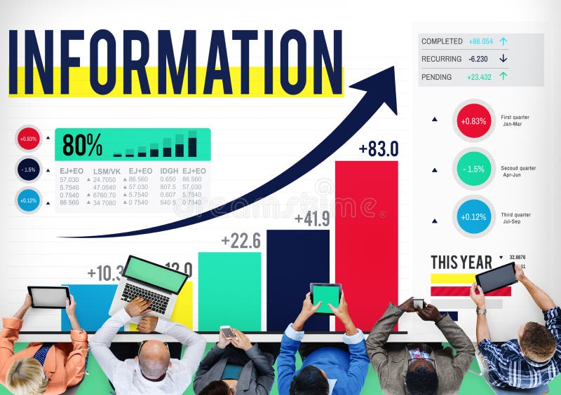 Meeting Digital Devices Communication Technology Concept Stock Photo ...