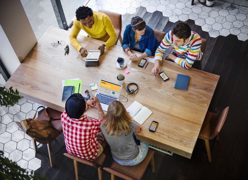 Meeting Discussion Ideas Communication Corporate Concept Stock Image ...