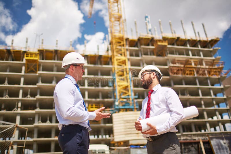 Business People and Engineers on Meeting Stock Image - Image of meeting ...