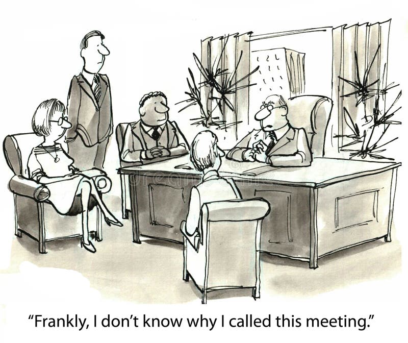 Employee Meeting Humor Cartoon