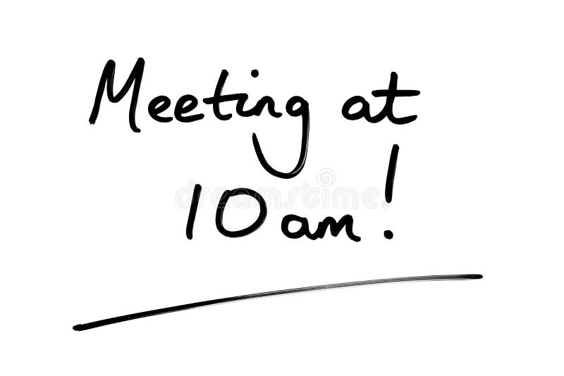 Meeting at 9am stock image. Image of book, chat, calendar - 172475243