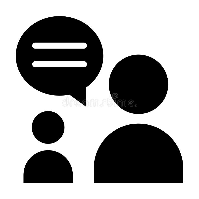 Meeting icon stock vector. Illustration of colleagues - 278220623