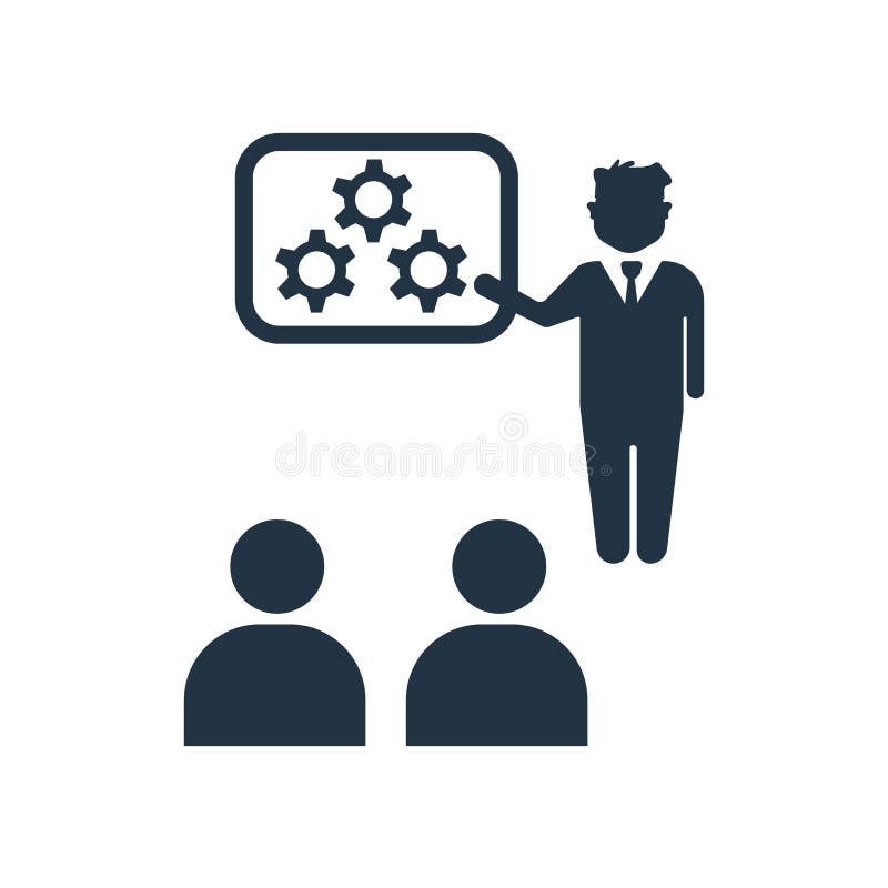 Meeting Icon Vector Isolated on White Background, Meeting Sign , Sign ...