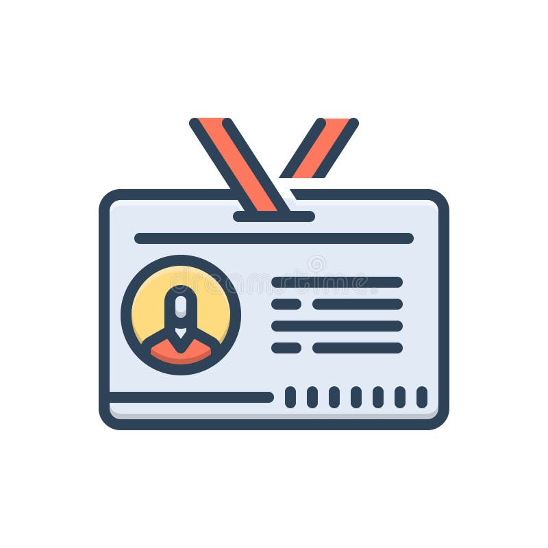 Color Illustration Icon for Meeting Id, Meeting and Membership Stock ...