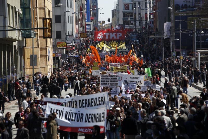 Meeting in Istanbul,Turkey editorial stock image. Image of kadikoy ...
