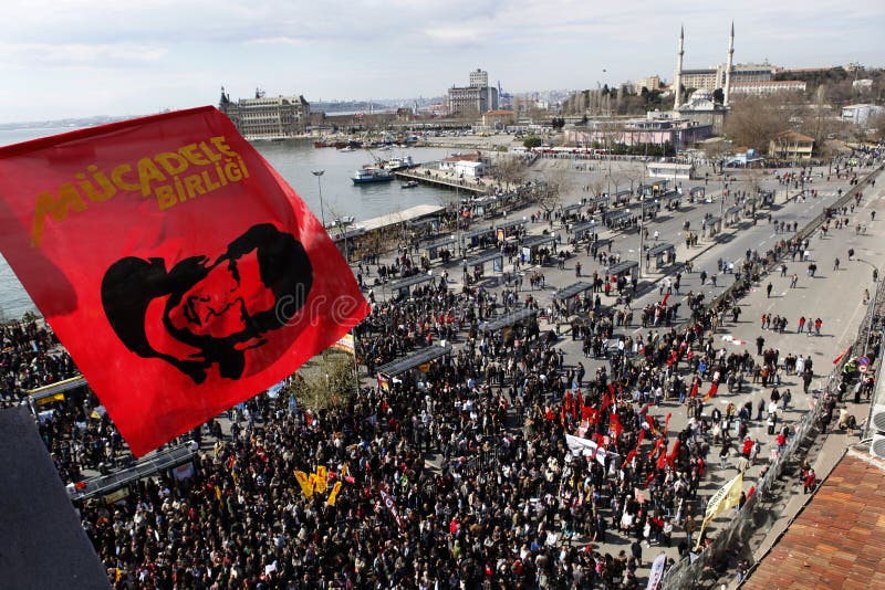 Meeting in Istanbul,Turkey editorial photography. Image of flag - 24113912