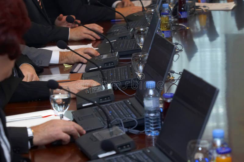 Meeting laptop 4 stock photo. Image of document, indoors - 8246928