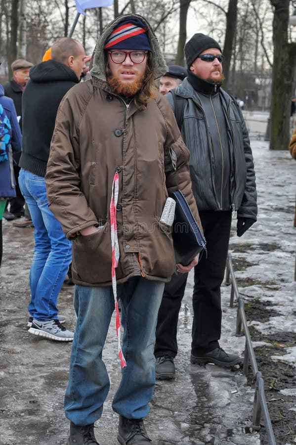 Meeting Organized by Opposition in Petersburg Editorial Stock Image ...
