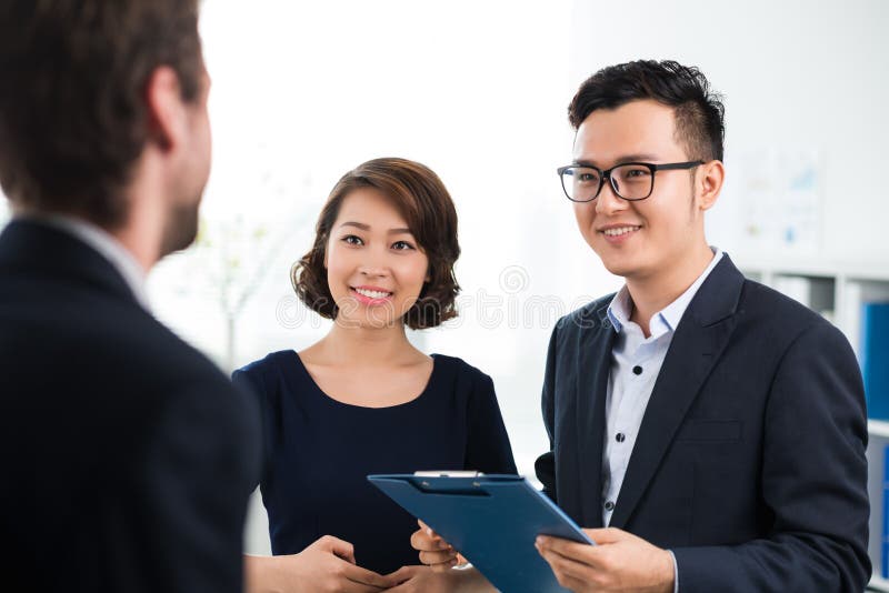 Meeting partner stock photo. Image of clipboard, glasses - 54887864