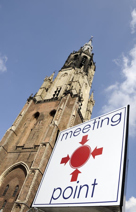 Meeting point stock photo. Image of sign, netherlands - 43082932