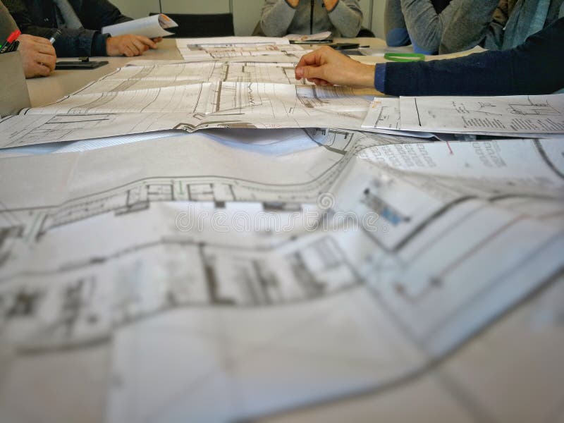 Meeting project review. stock photo. Image of project - 108116788