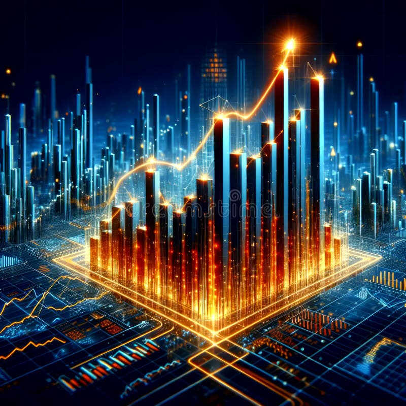 Meeting about Rising Sales or Costs Stock Illustration - Illustration ...