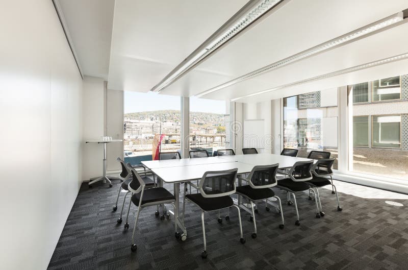 Meeting room stock image. Image of floor, estate, background - 40593661