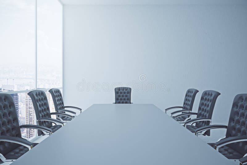Meeting room closeup stock illustration. Illustration of business ...