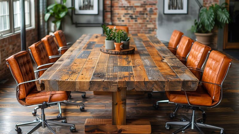 Meeting Room in a Coffee Shop for Rent Stock Illustration ...