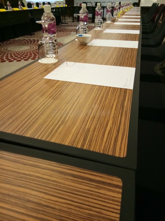 Meeting Room or Confrence Room Set Stock Photo - Image of setting ...