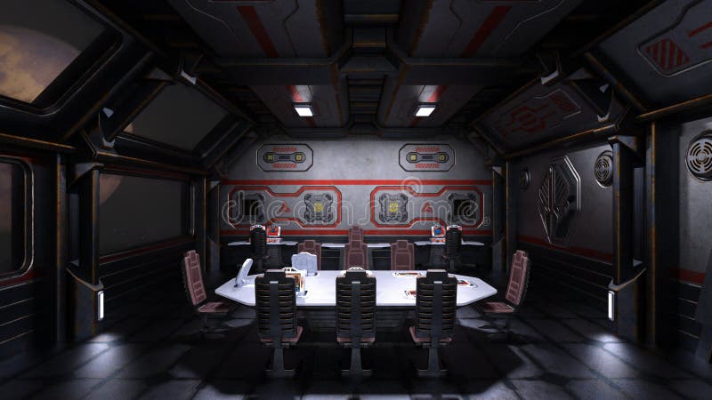 Meeting room stock photo. Image of spaceship, high, computer - 63943040