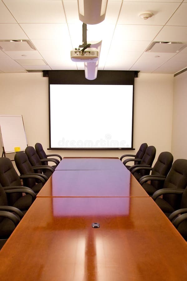 Meeting Room with Screen stock photo. Image of company - 1752362