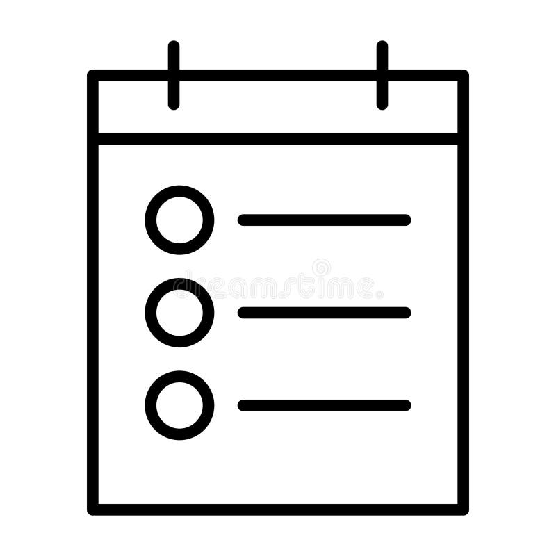 Schedule stock vector. Illustration of meeting, reminder - 358969198