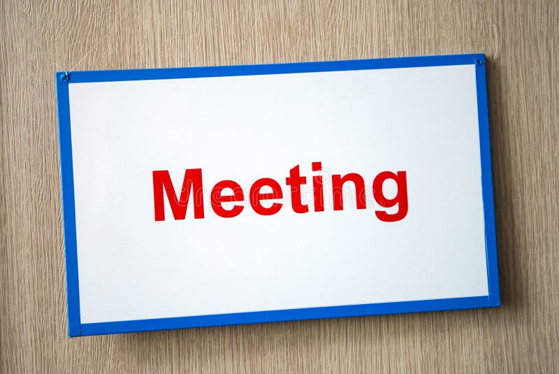 Meeting Sign
