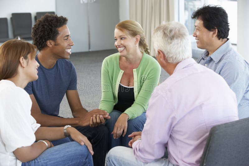 Meeting of Support Group stock image. Image of male, counselling - 54958055