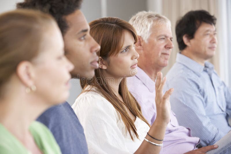 Meeting Of Support Group stock image. Image of comforting - 31168555