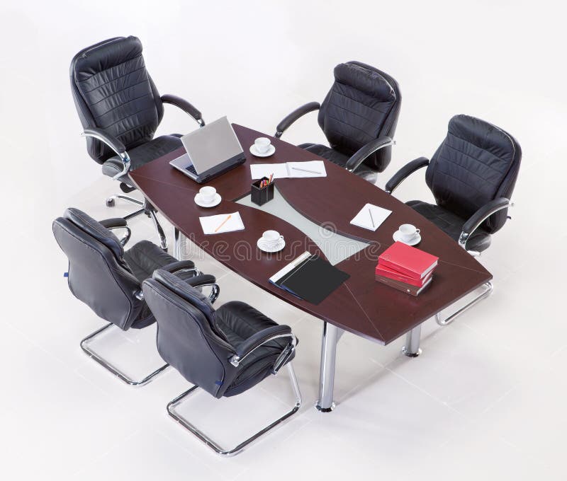 Meeting table stock photo. Image of director, interior - 77906296