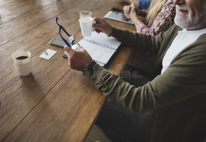 Meeting Table Networking Sharing Concept Stock Photo - Image of ...