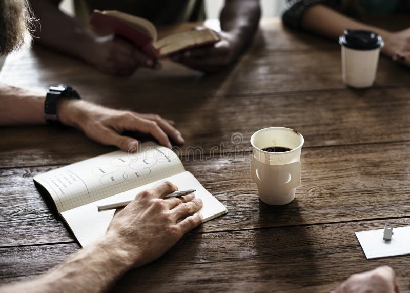 Meeting Table Networking Sharing Concept Stock Photo - Image of support ...