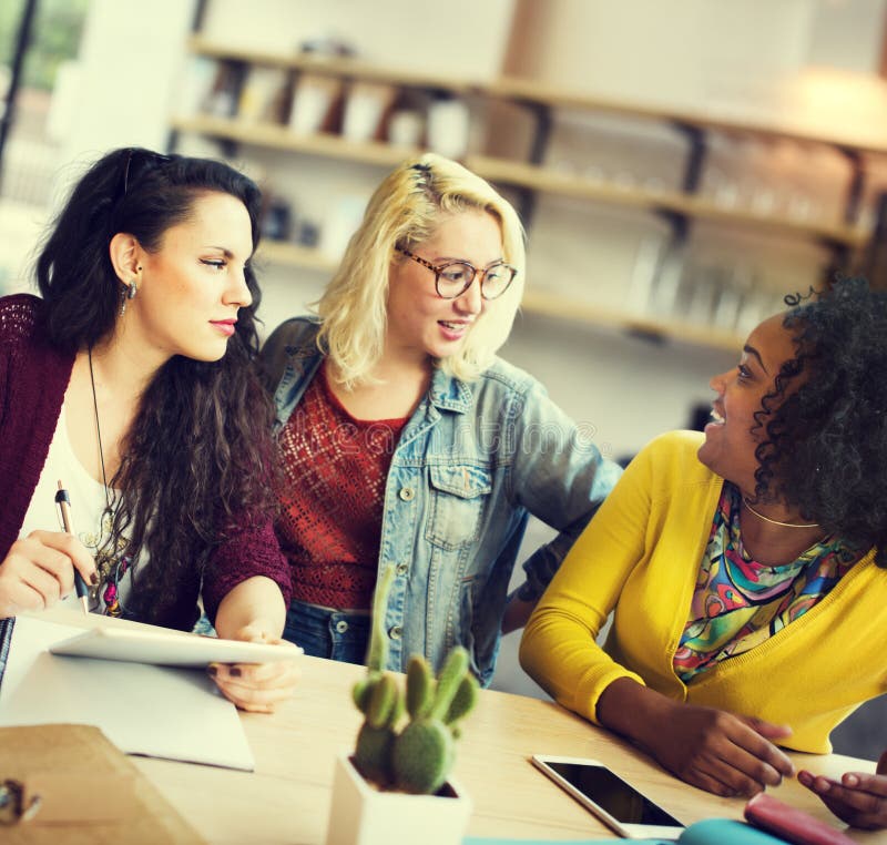 Meeting Talking Discussion Brainstorming Communication Concept Stock ...