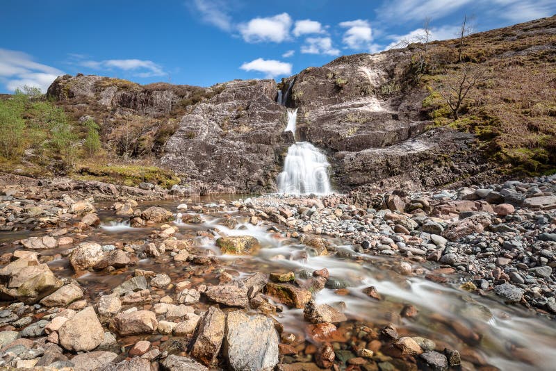 The Meeting of the Three Waters Stock Photo - Image of landscape, glen ...