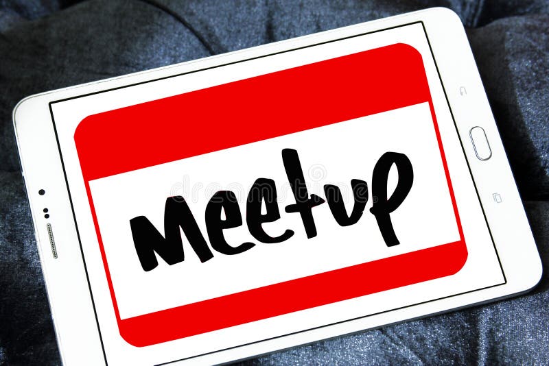 Meetup logo editorial image. Image of business, android - 97093205