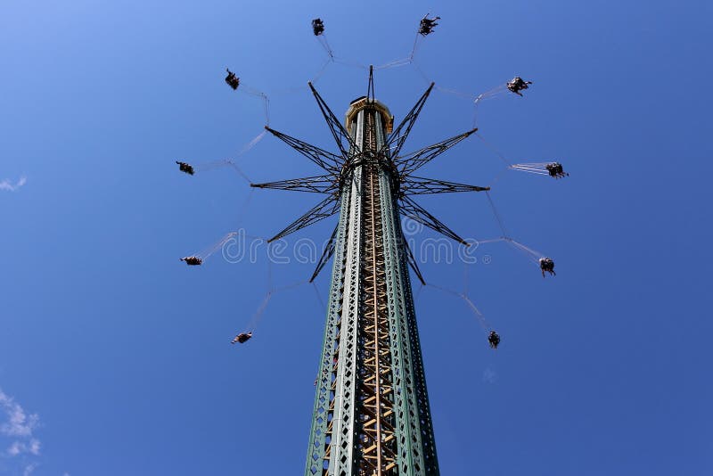 Prater attraction in wien stock photo. Image of texture - 35574374