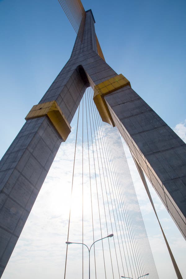 Mega Bridge in Bangkok(Rama 8 Bridge) Stock Photo - Image of bangkok ...