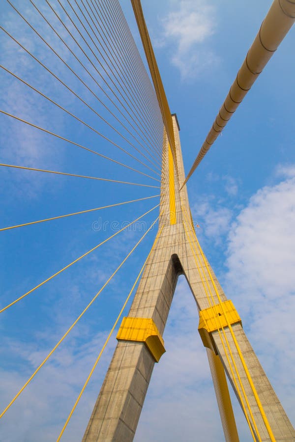 Mega Bridge in Bangkok (Rama 8 Bridge) Stock Image - Image of link ...