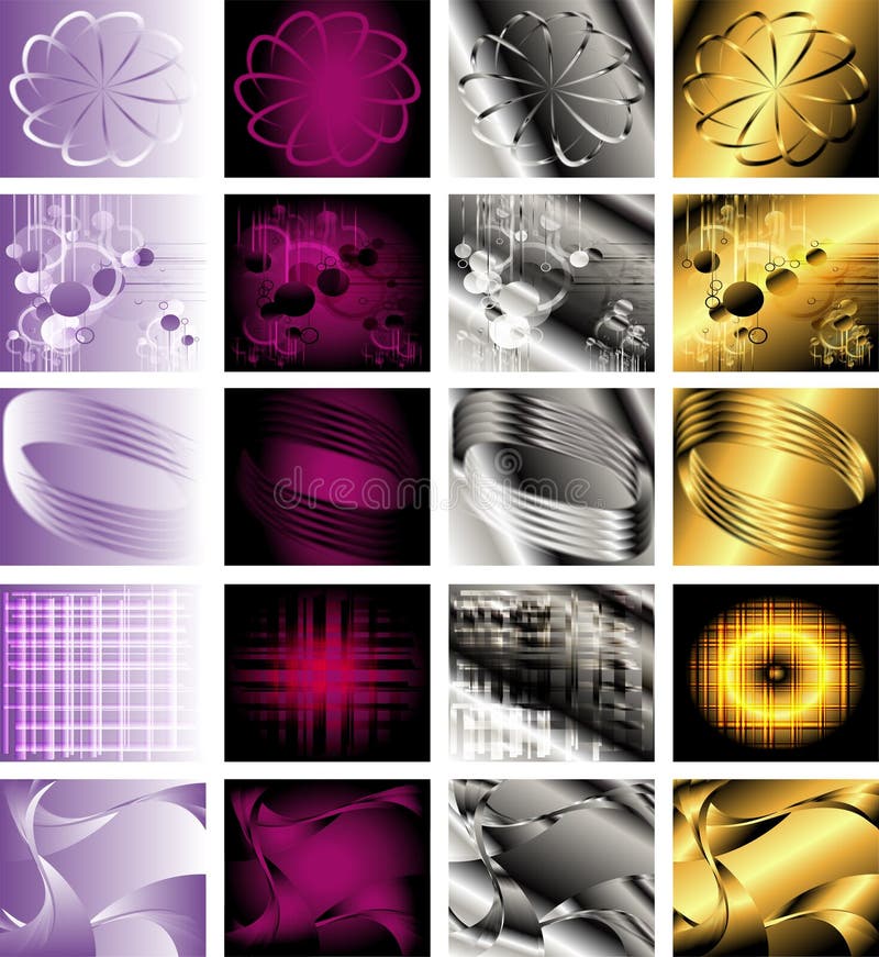 Mega Collection of 40 Abstract Business Background Stock Illustration ...