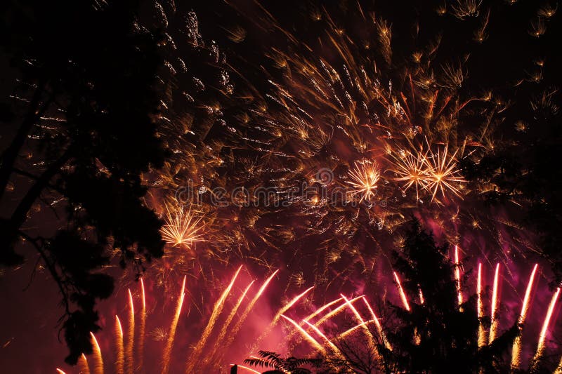 Mega fireworks show stock image. Image of fireworks, mega - 45665941