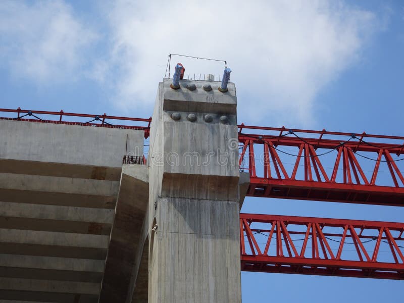 The Mega Infrastructure Structure is Under Construction. Editorial ...