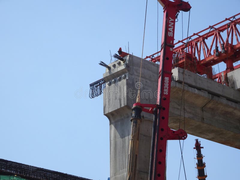 The Mega Infrastructure Structure is Under Construction. Editorial ...