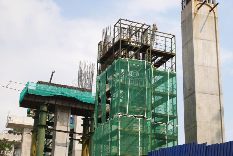 The Mega Infrastructure Structure is Under Construction. Editorial ...