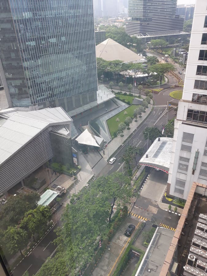 Mega Kuningan Jakarta Business Area Stock Photo - Image of area, tower ...