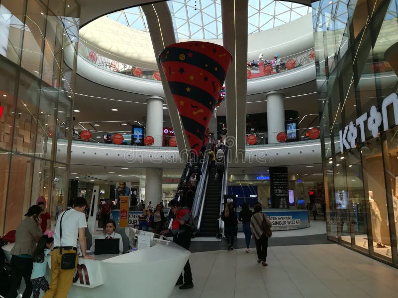 Mega Mall in Bucharest editorial stock image. Image of center - 95086979