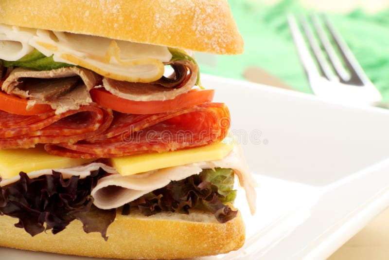 Mega Meat Roll stock image. Image of nourishment, ingredients - 18776001