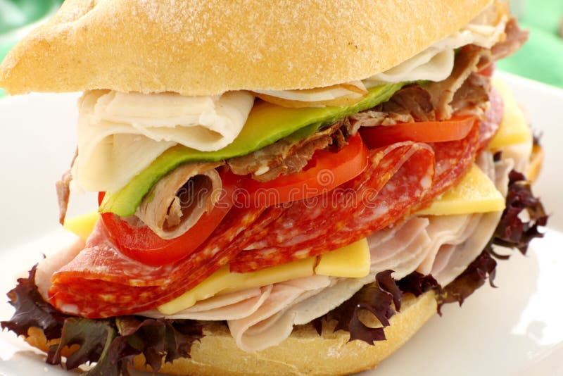 Mega Meat Roll stock photo. Image of roll, gourmet, flavor - 21514282