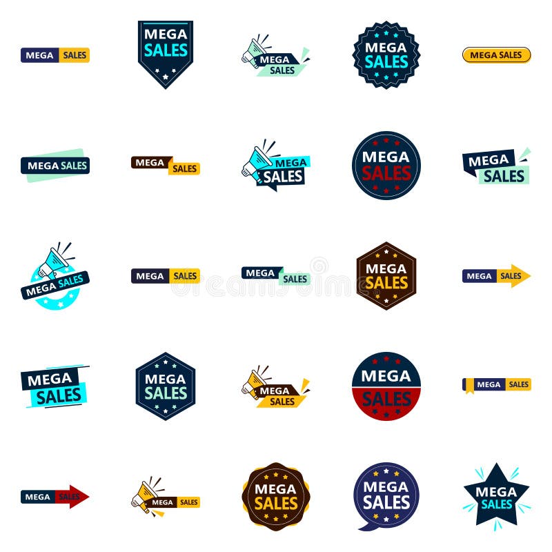 The Mega Sale Pack 25 Innovative Vector Designs for Your Next Marketing ...