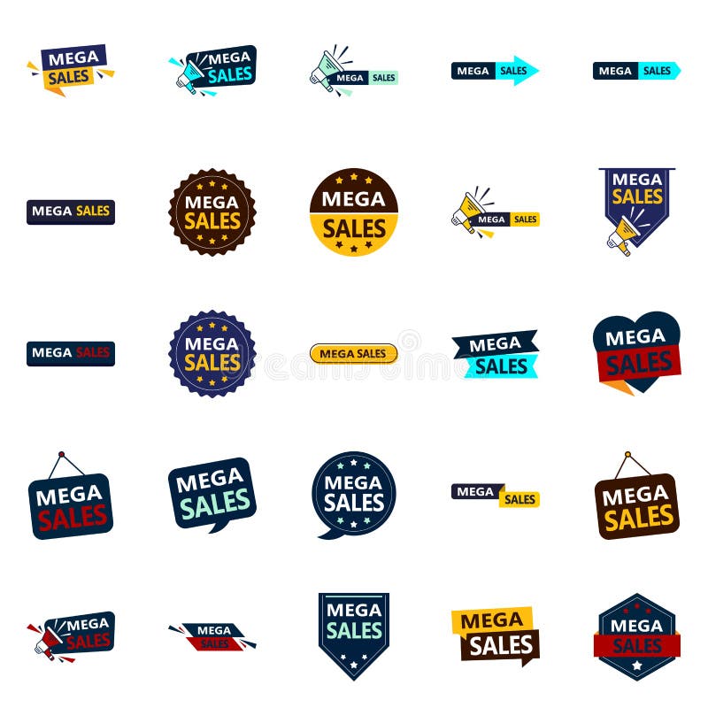 The Mega Sale Vector Collection 25 Flexible Designs for Your Next ...