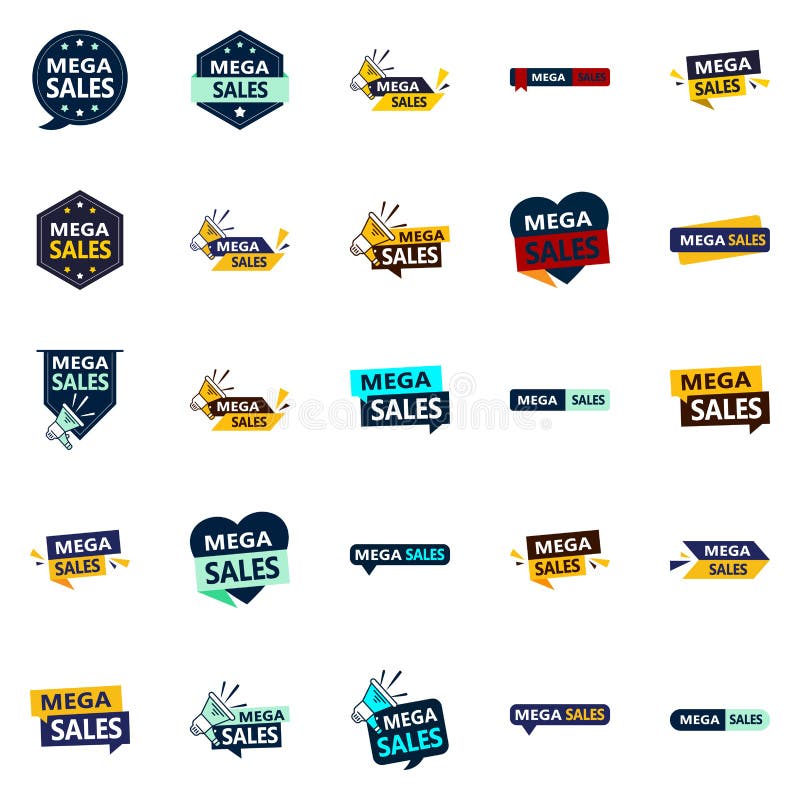 The Mega Sale Vector Collection 25 Inspiring Designs for Your Next ...