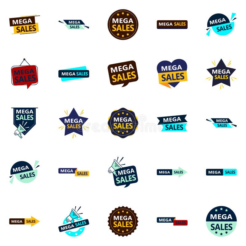 Mega Sale 25 Versatile Vector Banners for All Your Marketing Campaigns ...