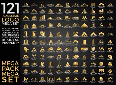 Mega Set and Big Group, Real Estate, Building and Construction Logo ...
